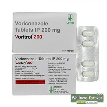 Buy VORITROL 200MG 4TAB Online | Wellness Forever